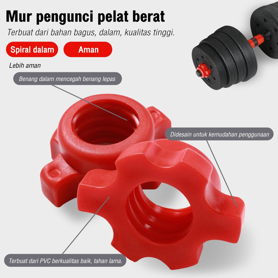 BG SPORT Dumbbell PVC Set 10 kg PVC Alat Olahraga Fitness – BGSPORTS