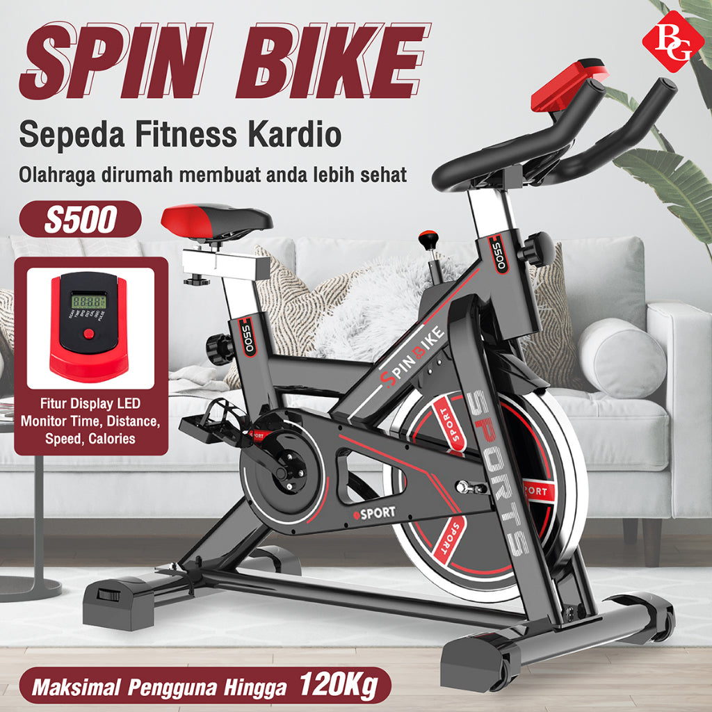 BG SPORT Sepeda Statis Spin Bike Alat Olahraga Fitness – BGSPORTS