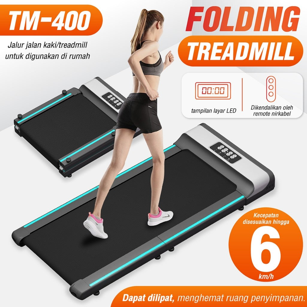 BG SPORT Treadmill Listrik Elektrik Lipat Portable TM400 & TM410 – BGSPORTS